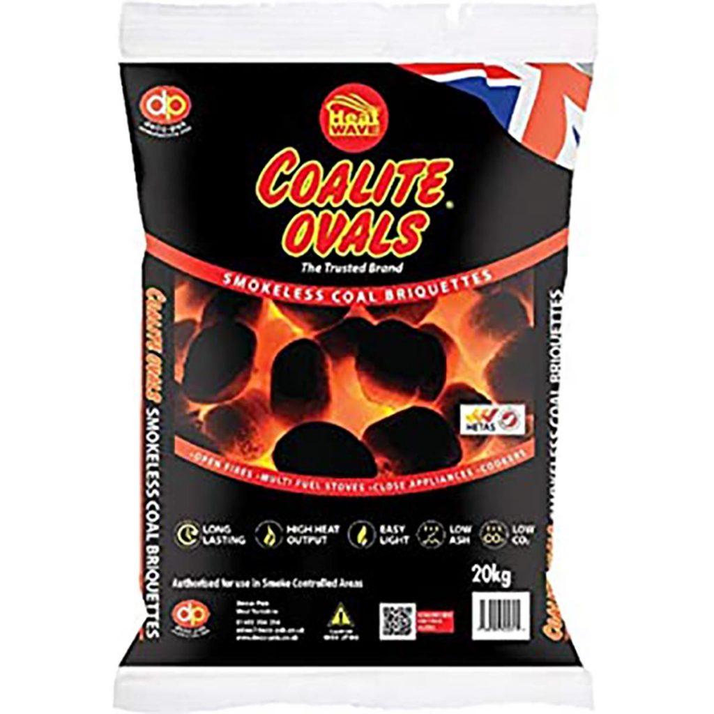 Smokeless Briquettes (20kg Bag) - Tommy Topsoil | Logs, Kindling